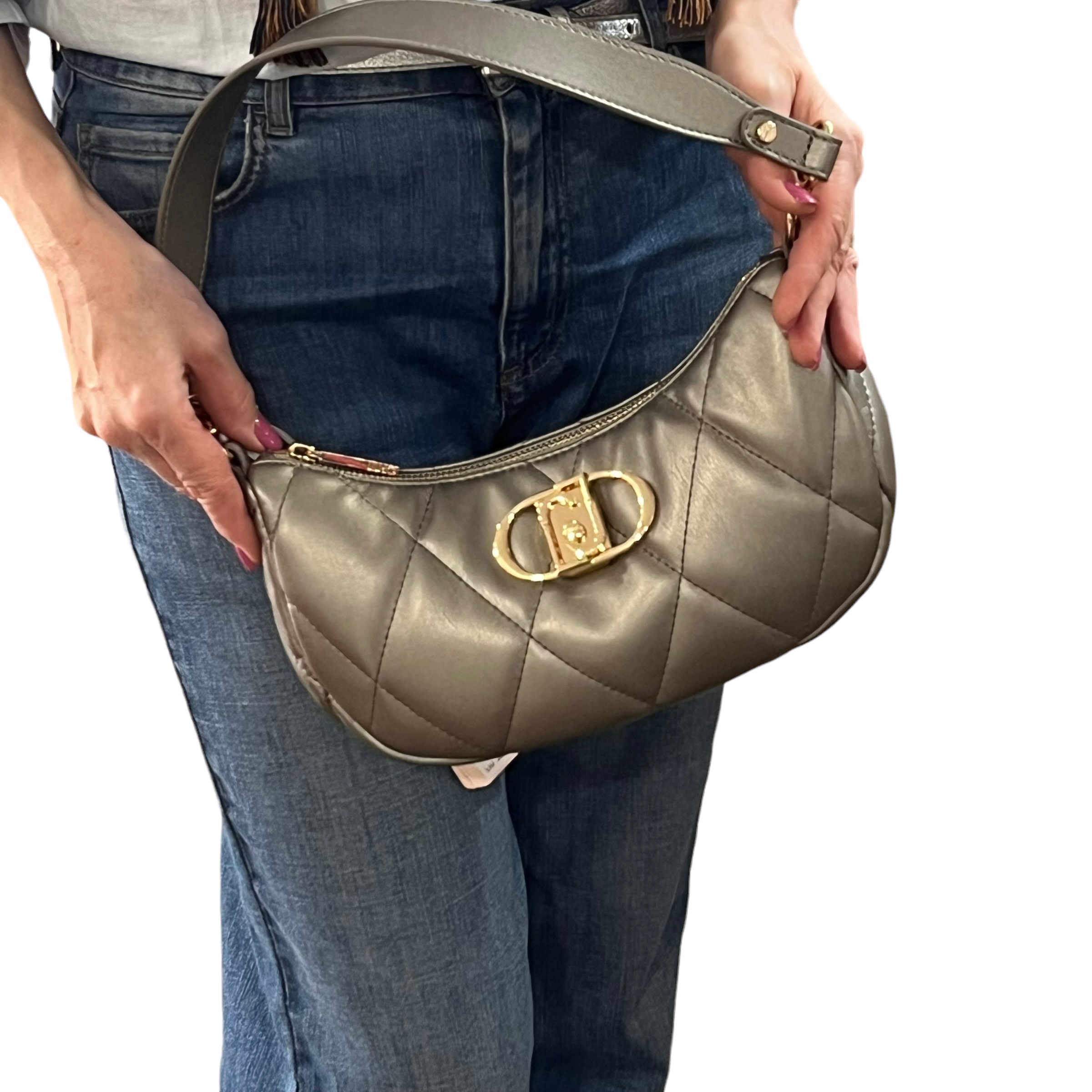 Liu Jo Borsa Hobo Thilini AF3248 E0426 Frozen Metal